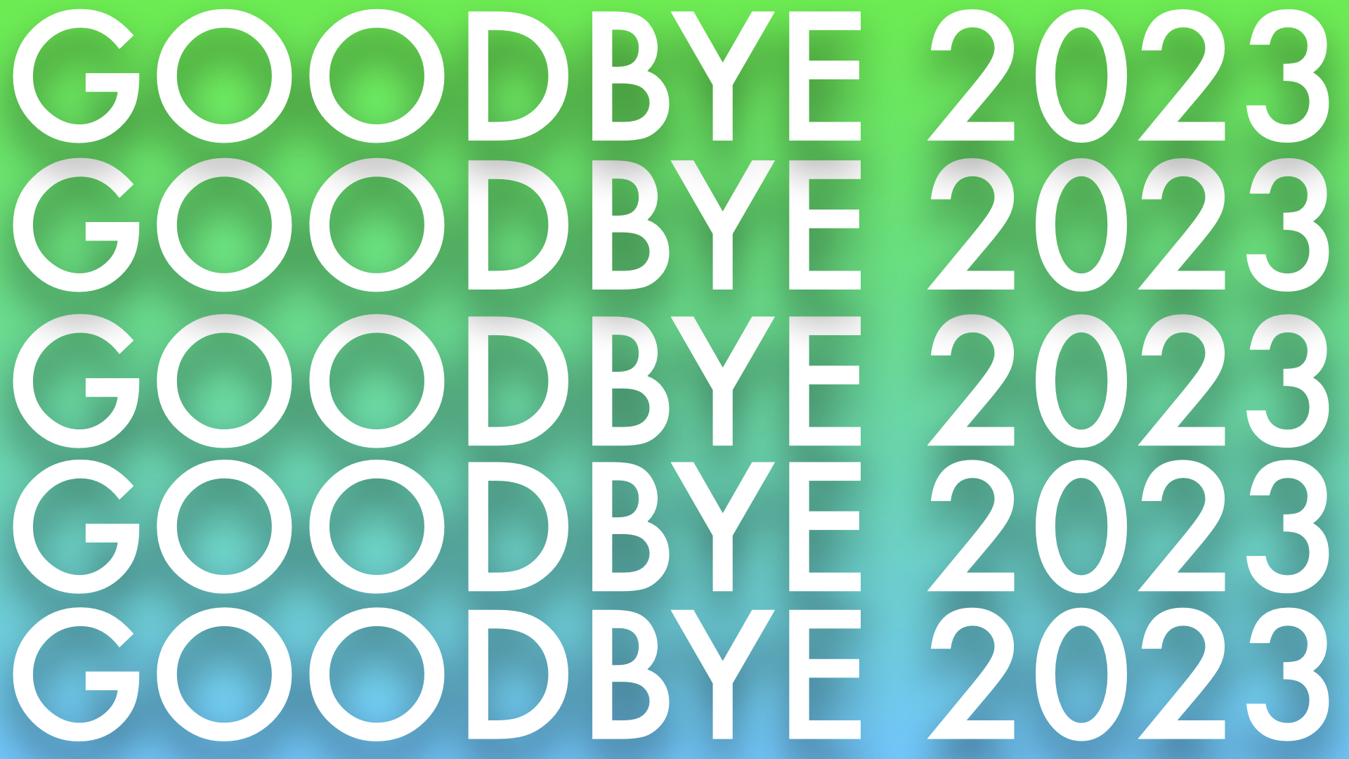 Goodbye 2023 – I'm Jeffrey Rex